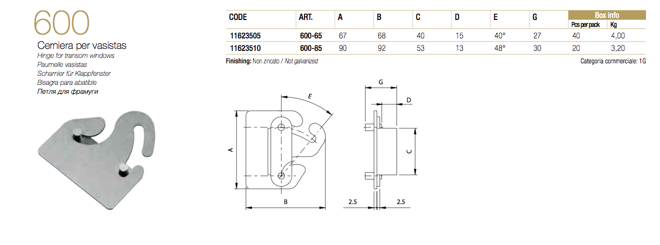 COMUNELLO | GATE | Steel doors and windows | General hardware and lever ...