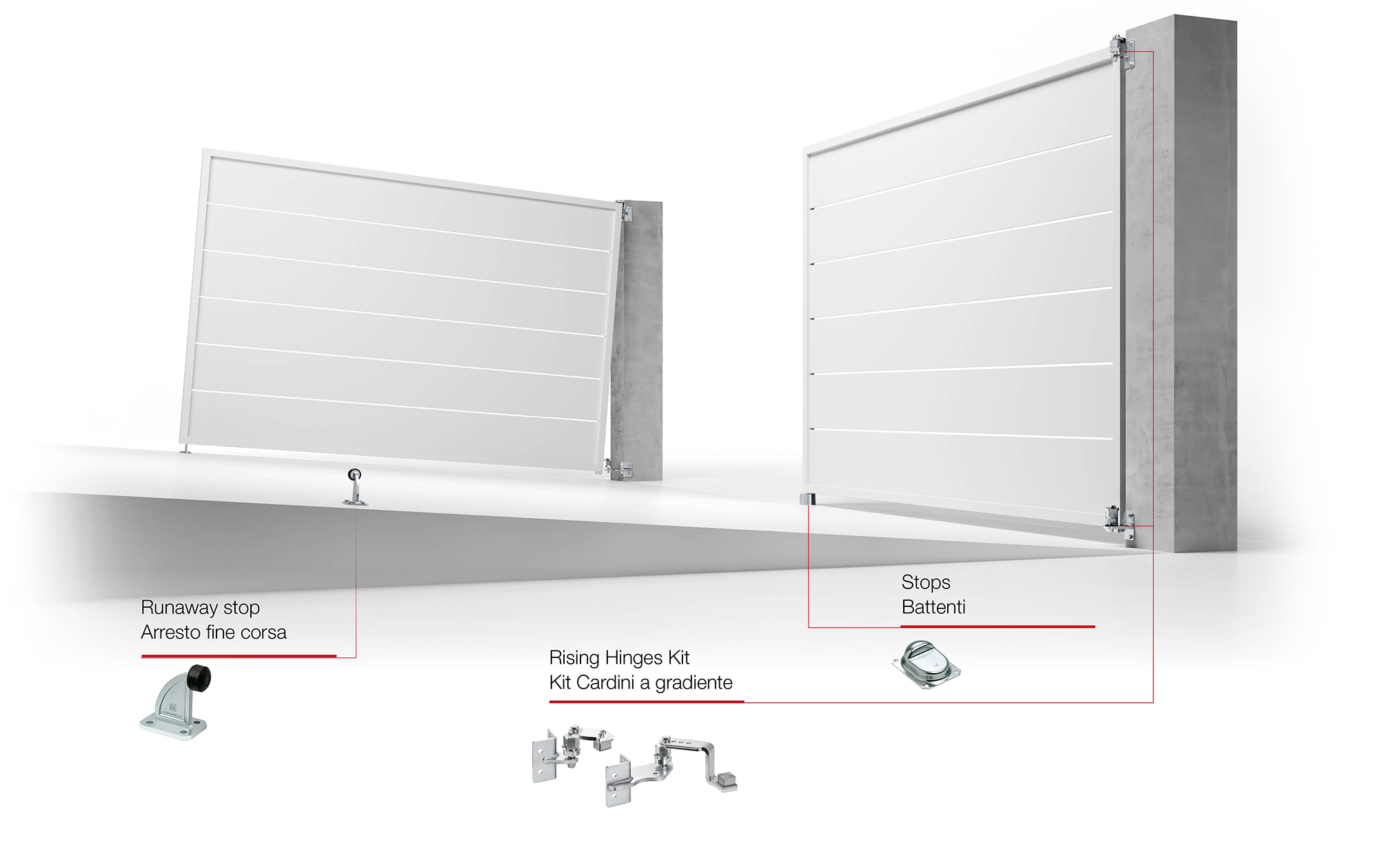 COMUNELLO | GATE | Rising hinges | Rising hinges | RS-100F
