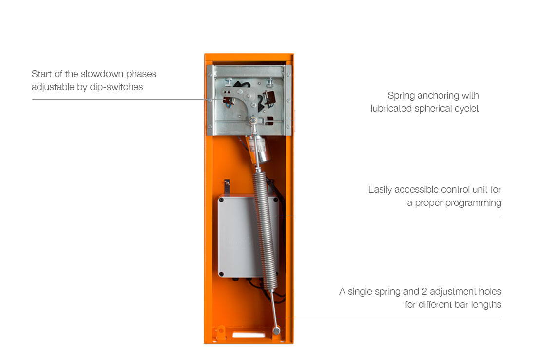 COMUNELLO | AUTOMATION | Road barriers | BORDER 400